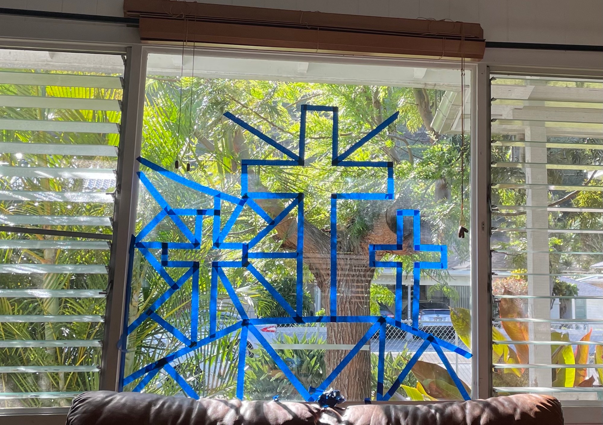 DIY STAINED GLASS WINDOW – Paint a Beautiful Stained Glass Window in ...